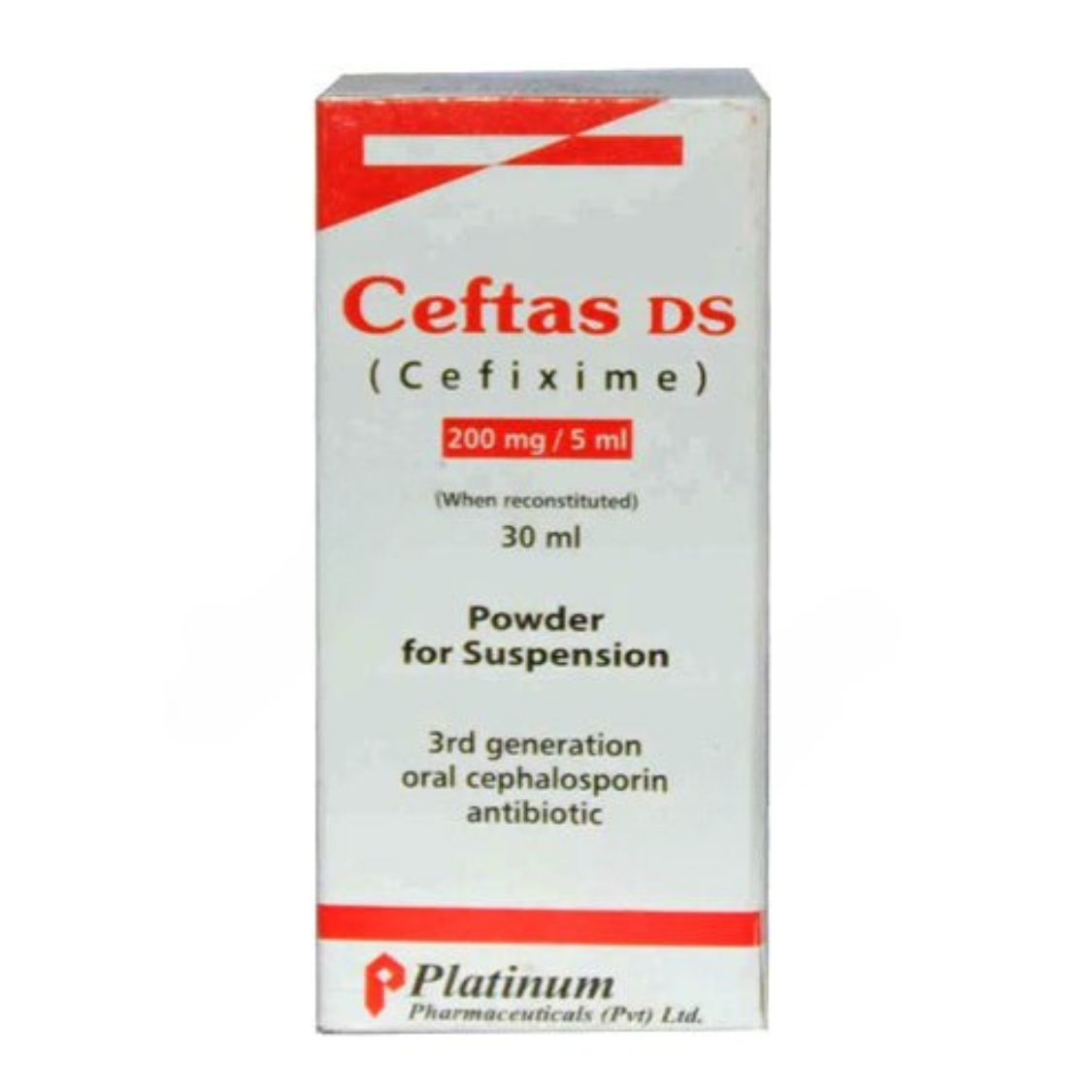 Ceftas DS Dry Syrup 200mg/5ml 30ml – SehatMedi Online Pharmacy