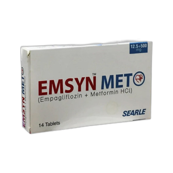 Emsyn Met Tablets 12.5+500mg – SehatMedi Online Pharmacy