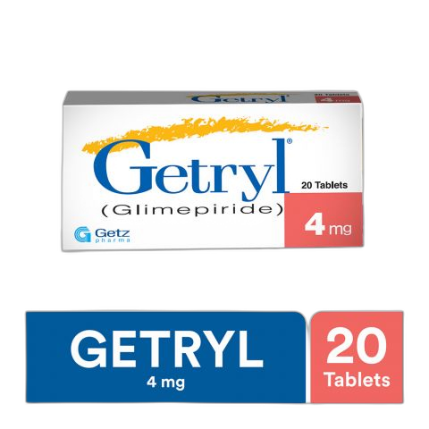 Getz Pharma Getryl Tablet, 4mg, 20-Pack – SehatMedi Online Pharmacy