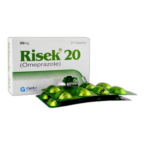 Getz Pharma Risek Capsule, 20mg, 1-Strip – SehatMedi Online Pharmacy
