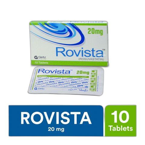 Getz Pharma Rovista Tablet, 20mg, 10-Pack – SehatMedi Online Pharmacy