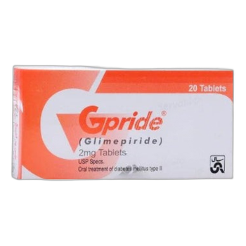 Gpride Tablets 2mg – SehatMedi Online Pharmacy