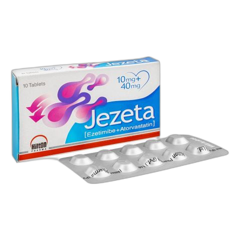 Hilton Pharma Jezeta Tablet, 10mg+40mg, 10-Pack – SehatMedi Online Pharmacy