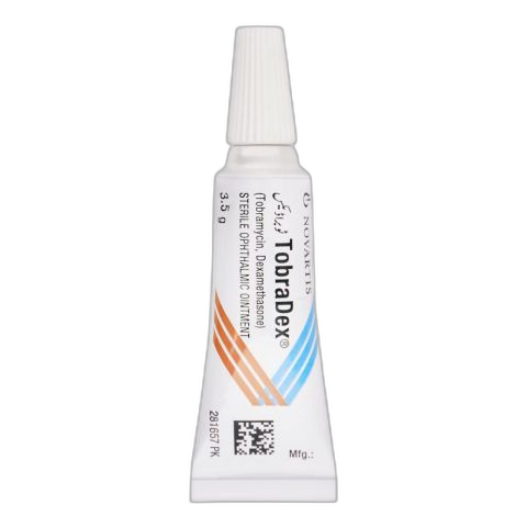 Novartis Pharmaceuticals TobraDex Eye Ointment, 5ml – SehatMedi Online ...