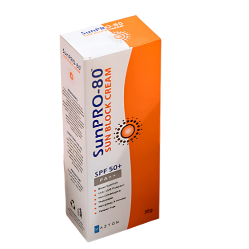 SunPRO 80 Sun block Cream 30g – SehatMedi Online Pharmacy
