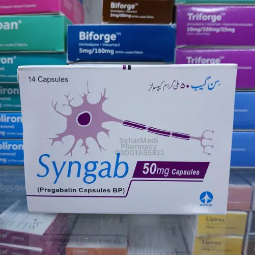 Syngab Capsules 50mg – SehatMedi Online Pharmacy