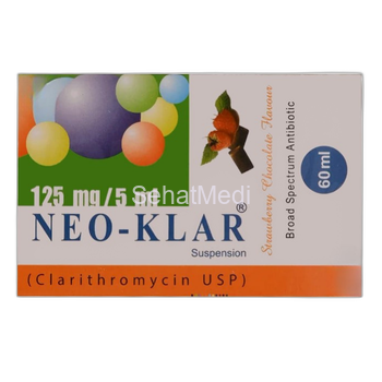 Neo-Klar 125mg/5ml Syrup 60ml – SehatMedi Online Pharmacy