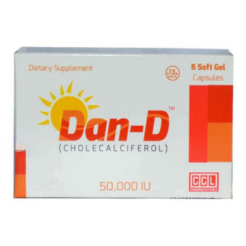 Dan-D Soft Gel Capsules 50,000IU – SehatMedi Online Pharmacy