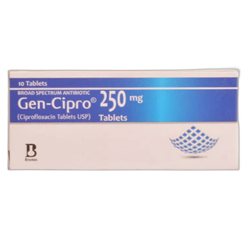 Gen-cipro Tablets 250mg – SehatMedi Online Pharmacy
