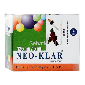 Neo-Klar 125mg/5ml Syrup 30ml Oral Drops – SehatMedi Online Pharmacy